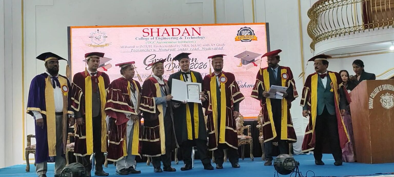 Graduation Day Celebrated at Shadan Engineering College - Vishwam News